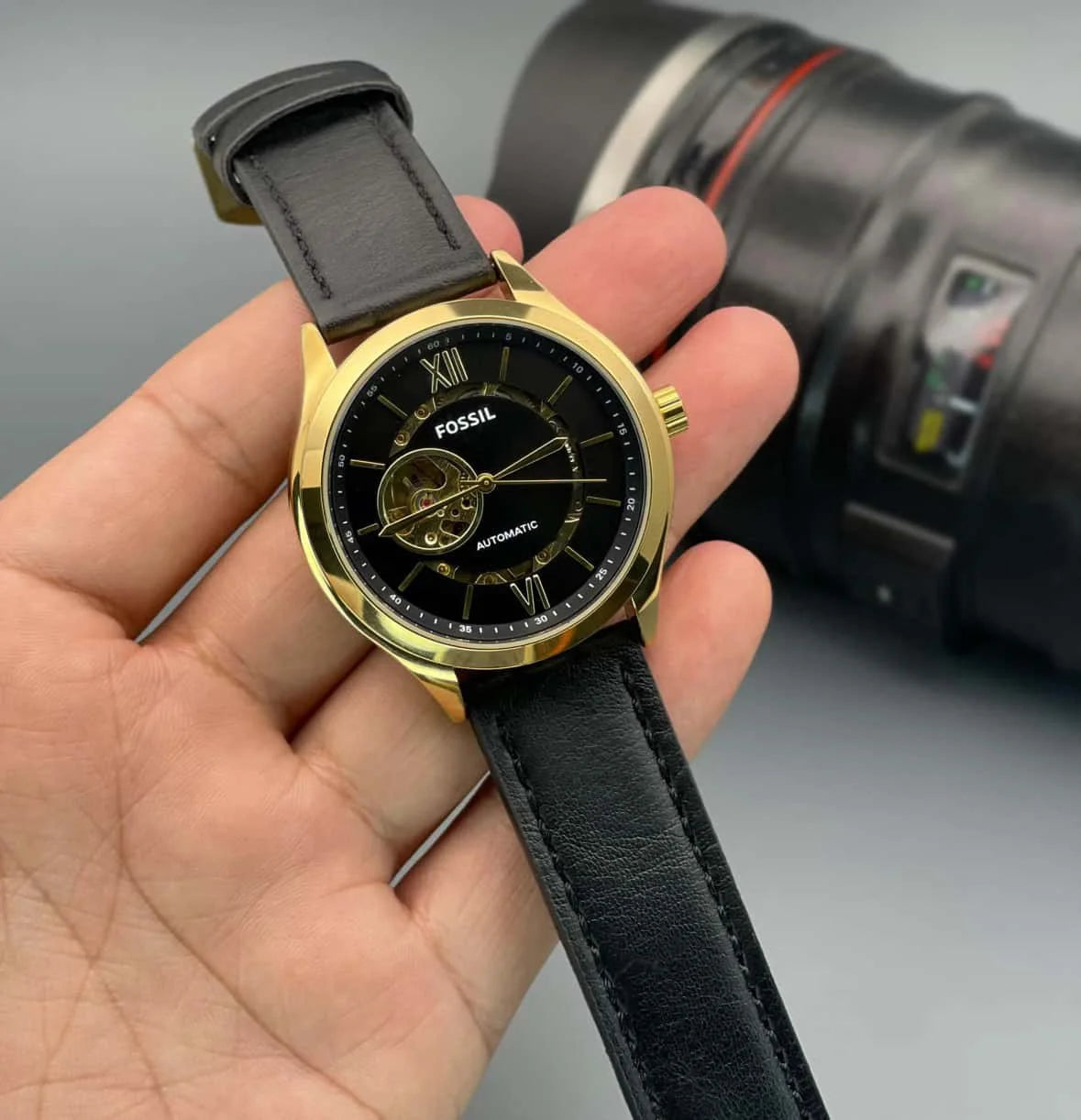 Fossil Modern Machine Automatic Black – vapevilla