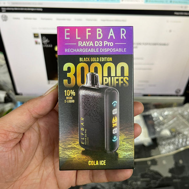ELF BAR RAYA D3 PRO 30K PUFFS DISPOSABLE VAPE 10% More E-Liquid – vapevilla