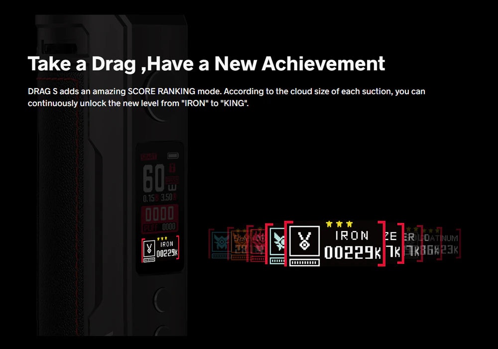 VOOPOO Drag S Device Pod Kit 6OW - 100% Original – vapevilla