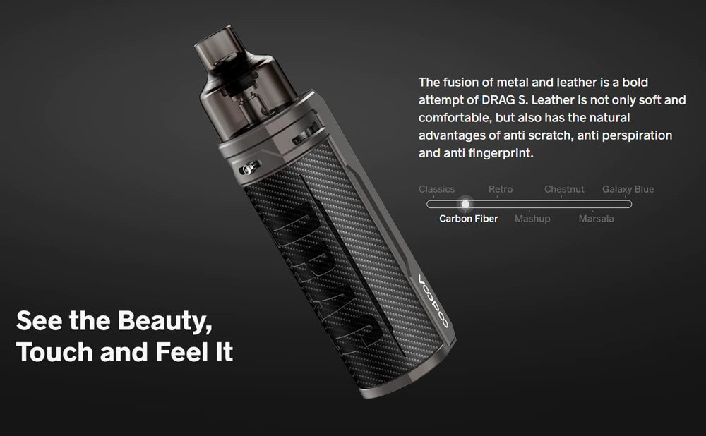 VOOPOO DRAG S MOD POD KIT with Free Battery & Flavour – vapevilla