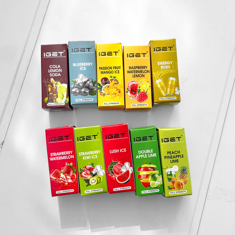 iGet Nicotine Flavour Juice - 4mg Nic – vapevilla